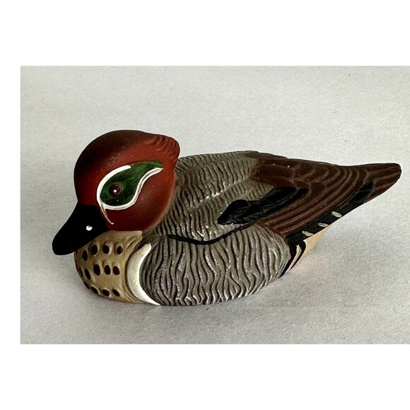 Avon | Accents | Decoy Duck Green Winged Teal 984 Avon Ceramic Collectors Series 35 X 2 Ins ...